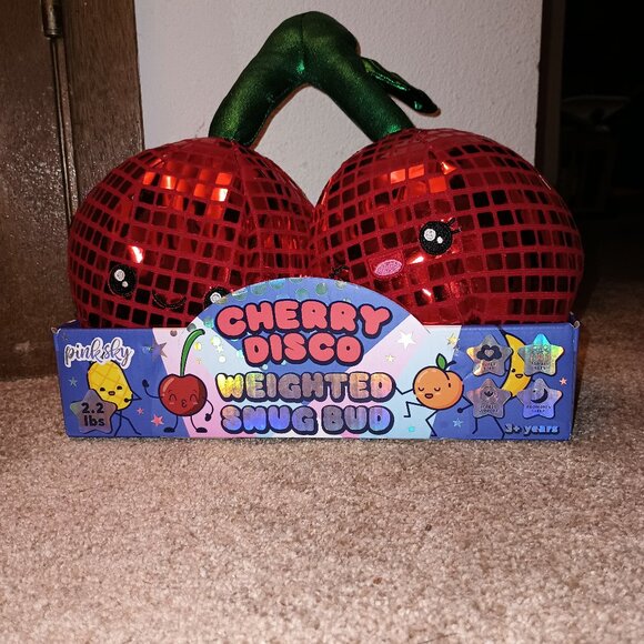 Pink Sky | Other | New Pink Sky Cherry Disco Red Weighted Snug Bud ...